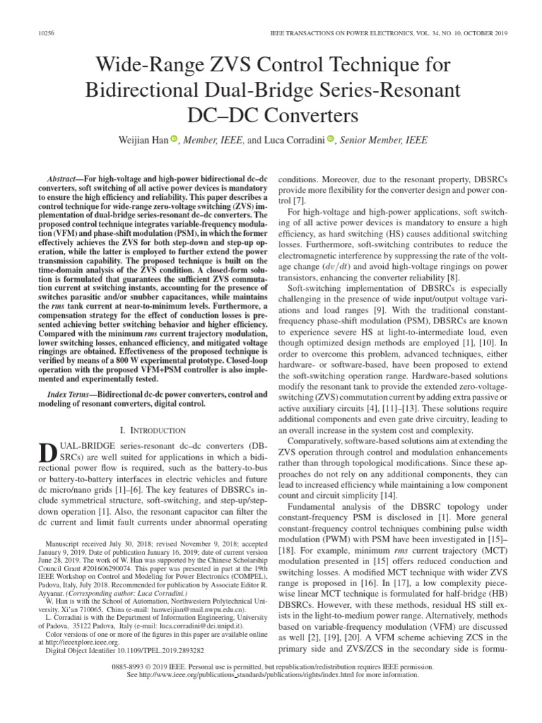 Wide-Range_ZVS_Control_Technique_for_Bidirectional_Dual-Bridge_Series-Resonant_DCDC_Converters ...