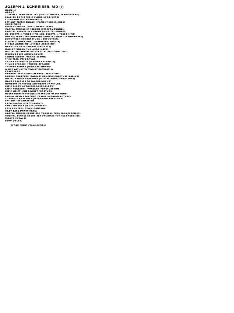 Scaphoid Fracture - Raleigh Hand Surgery - Joseph J. Schreiber, MD ...