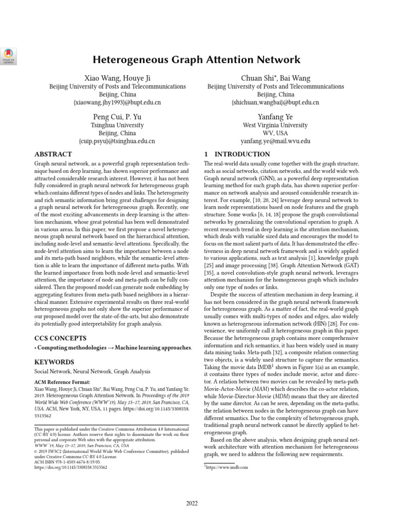 Heterogeneous Graph Neural Network | PDF | Vertex (Graph Theory) | Mathematical Relations