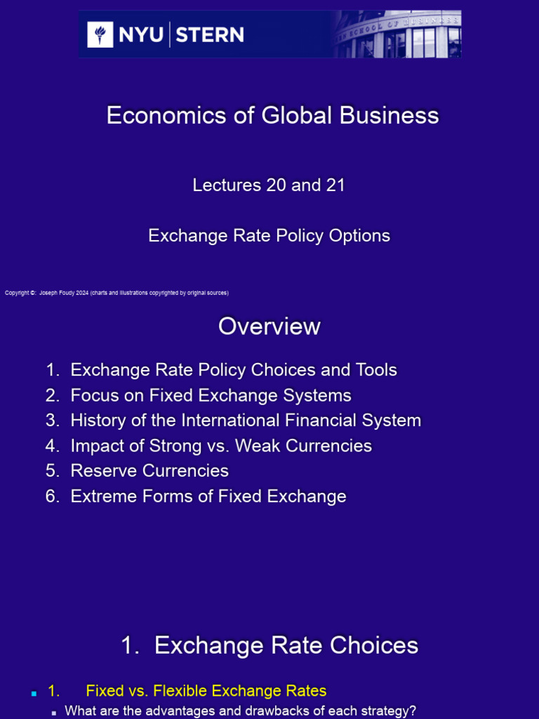 EGB Summer Finance Module 2 Exchange Rate Strategies of States.pptx ...