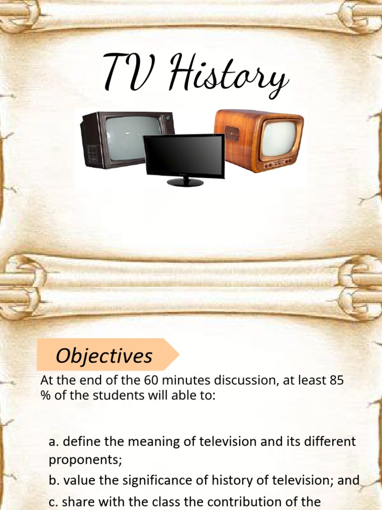 History of Television | PDF | Television | Electronics