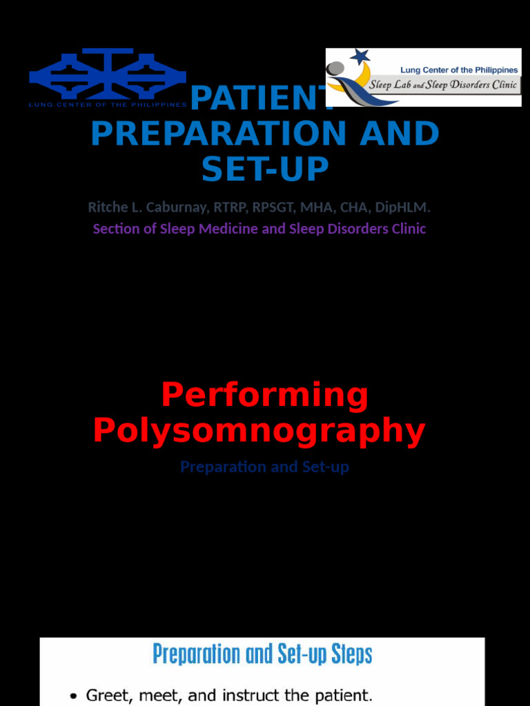 Electrode Placement for Polysomnography | PDF | Sleep Medicine | Physiology