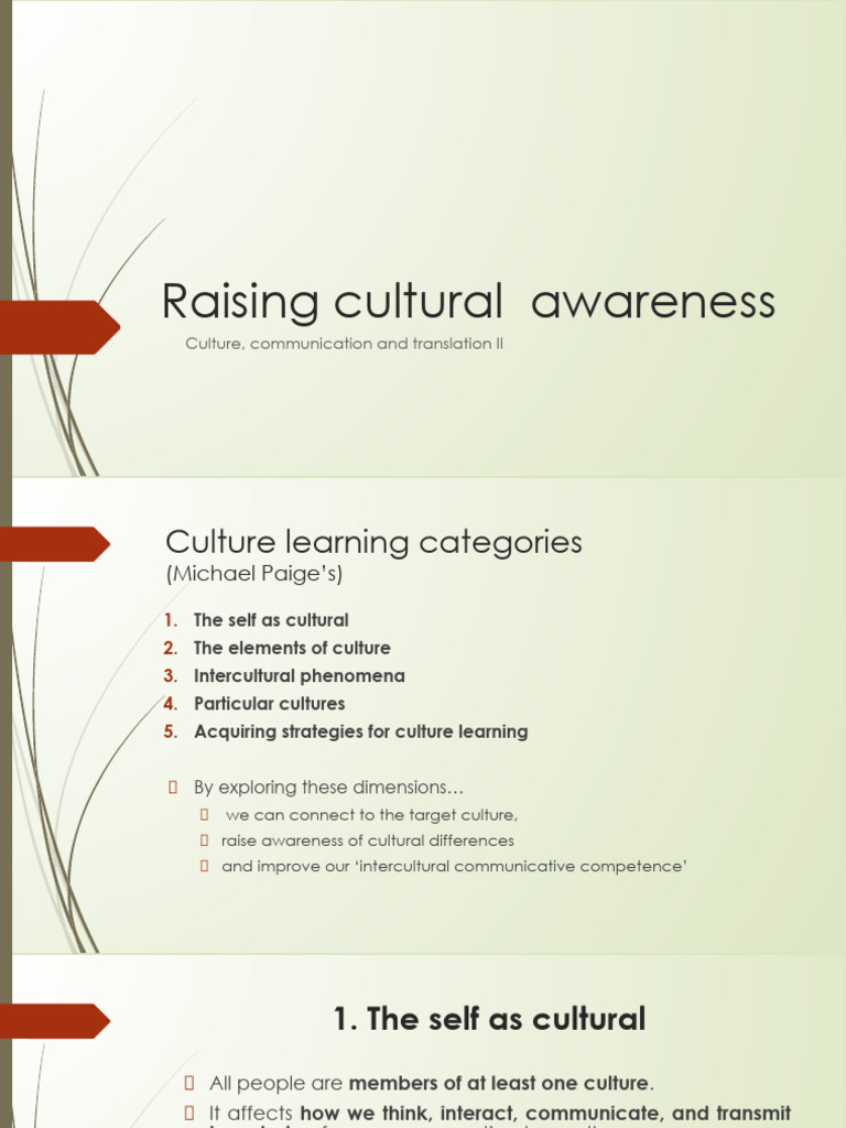Enhancing Cultural Awareness and Competence | PDF | Cross Cultural ...