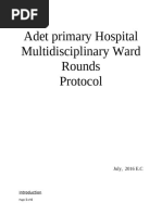 Ward Round Report 0 | PDF | Hospital | Nursing