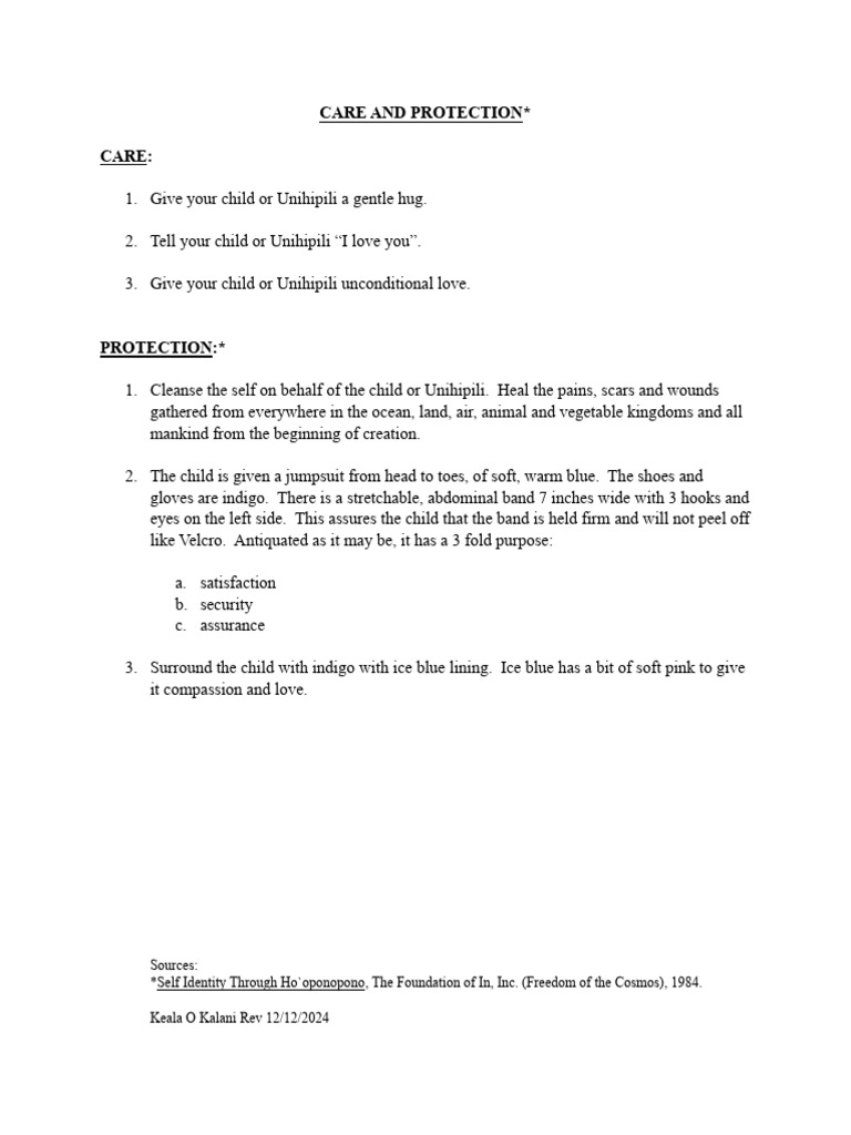 Child Care and Protection Guide | PDF