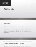 Manual de Manejo de Kardex Empresarial | PDF | Inventario | Contabilidad