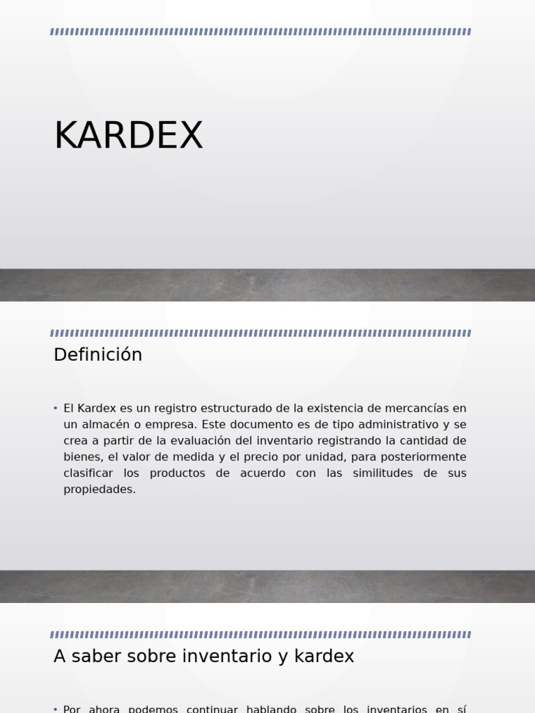 Kardex | PDF | Business | Supermercado