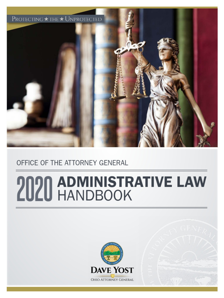 Ohio Administrative Law Handbook 2020 | PDF | Discovery (Law) | Judiciaries