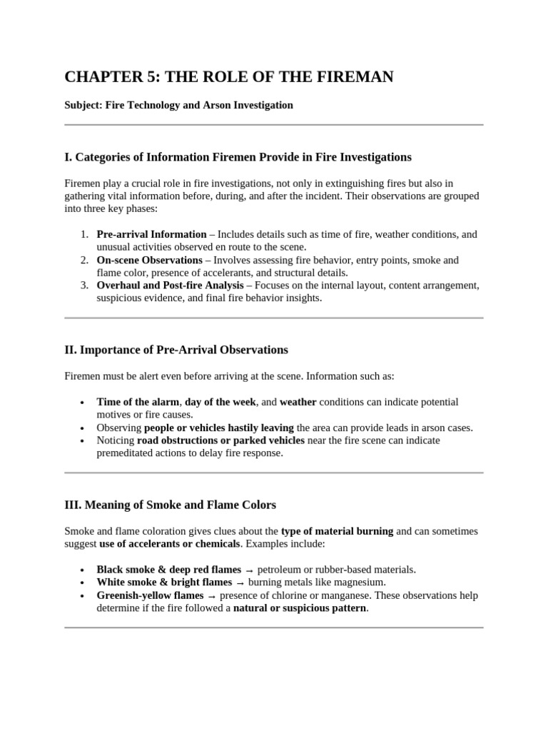 Firetech Final Review Material | PDF | Firefighter | Firefighting