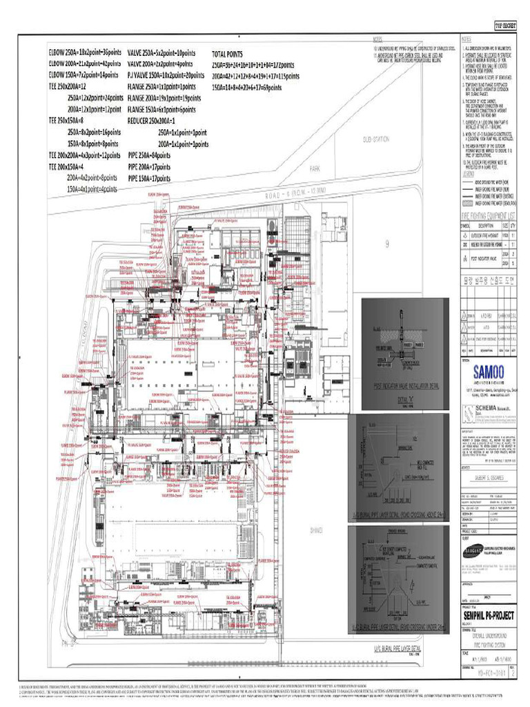 별첨#2-3.YD-F01-0101 - OVERALL UNDERGROUND FIRE FIGHTING SYSTEM PLAN ...