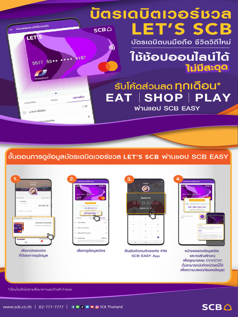 Virtual Debit Let SCB How To Check | PDF