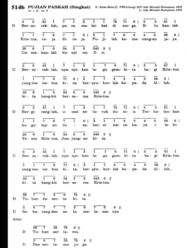 Pujian Paskah | PDF