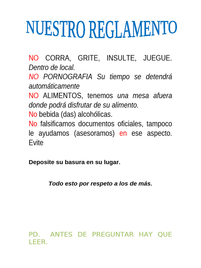 No Corra | PDF