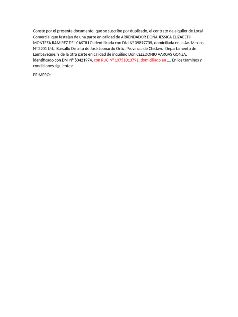 Conste Por El Presente Documento | PDF