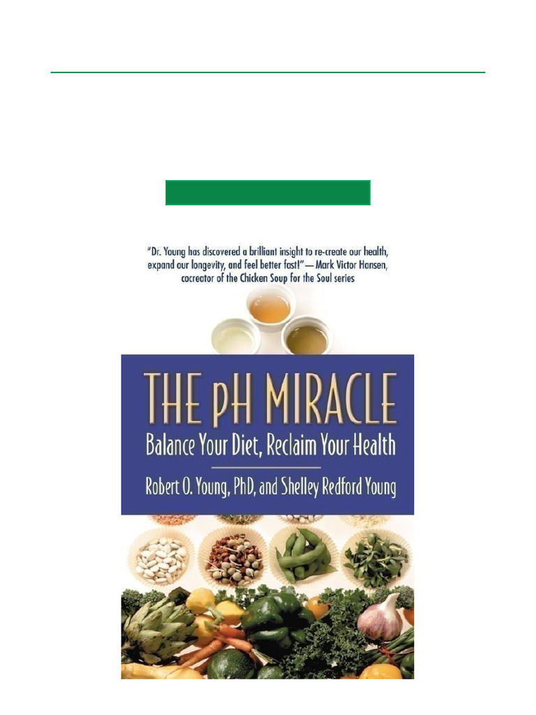 Research The PH Miracle Balance Your Diet, Reclaim Your Health | PDF