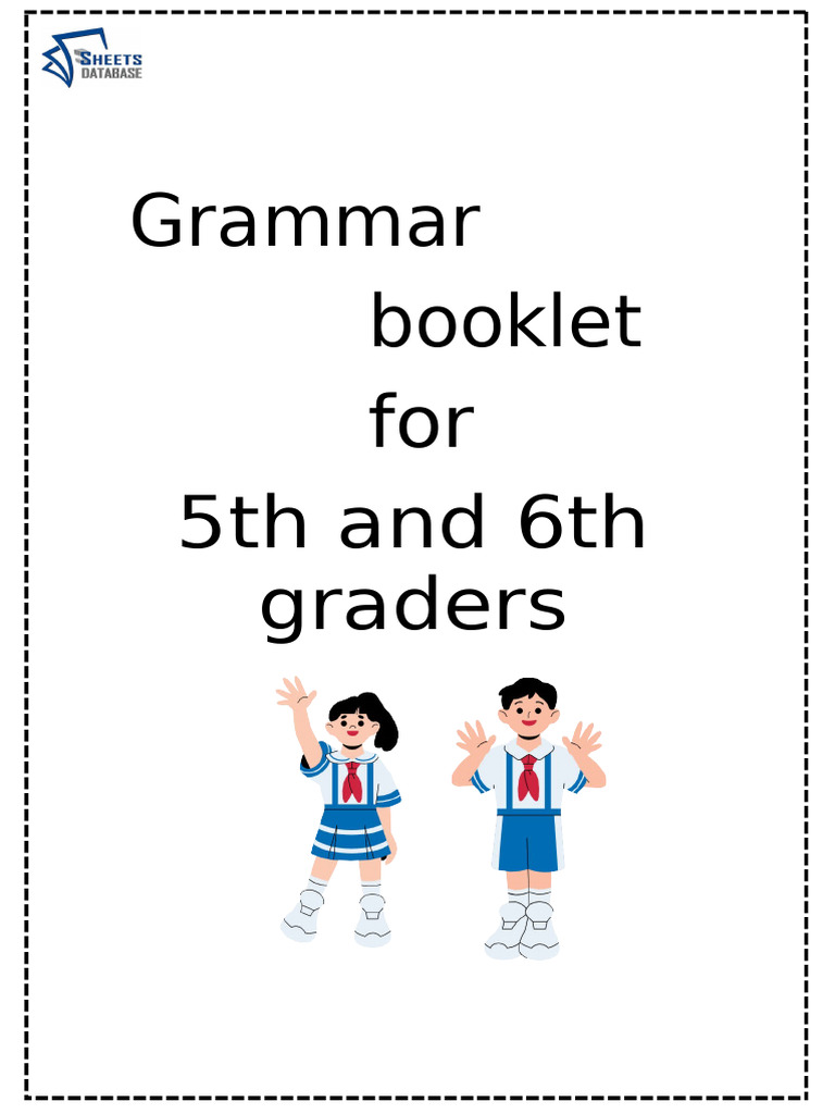 Grammar Guide for 5th-6th Graders | PDF | Comma | Verb