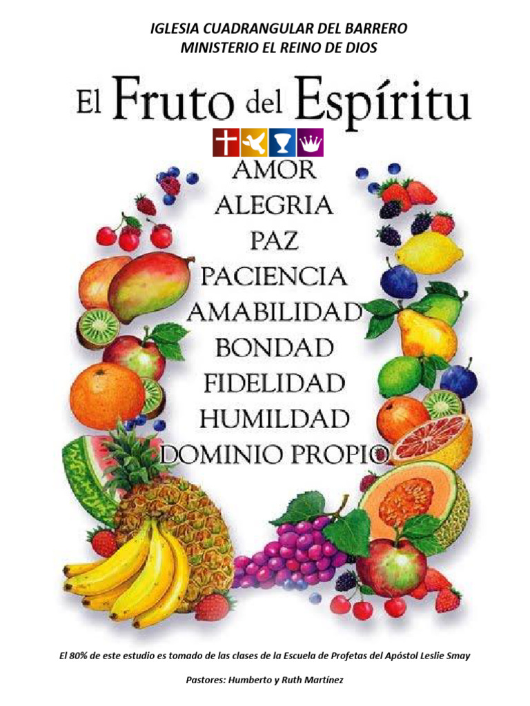 Carácter Cristiano y Fruto del Espíritu | PDF | Fruto Del Espiritu ...