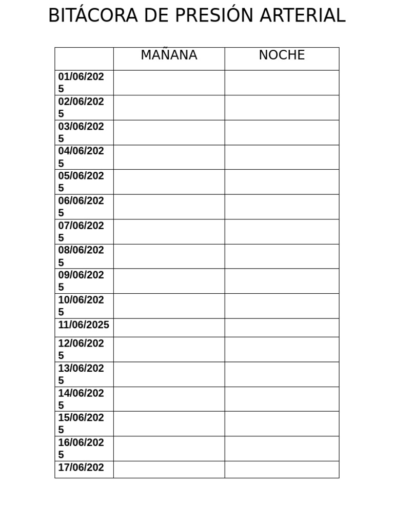 BITACORA Junio | PDF