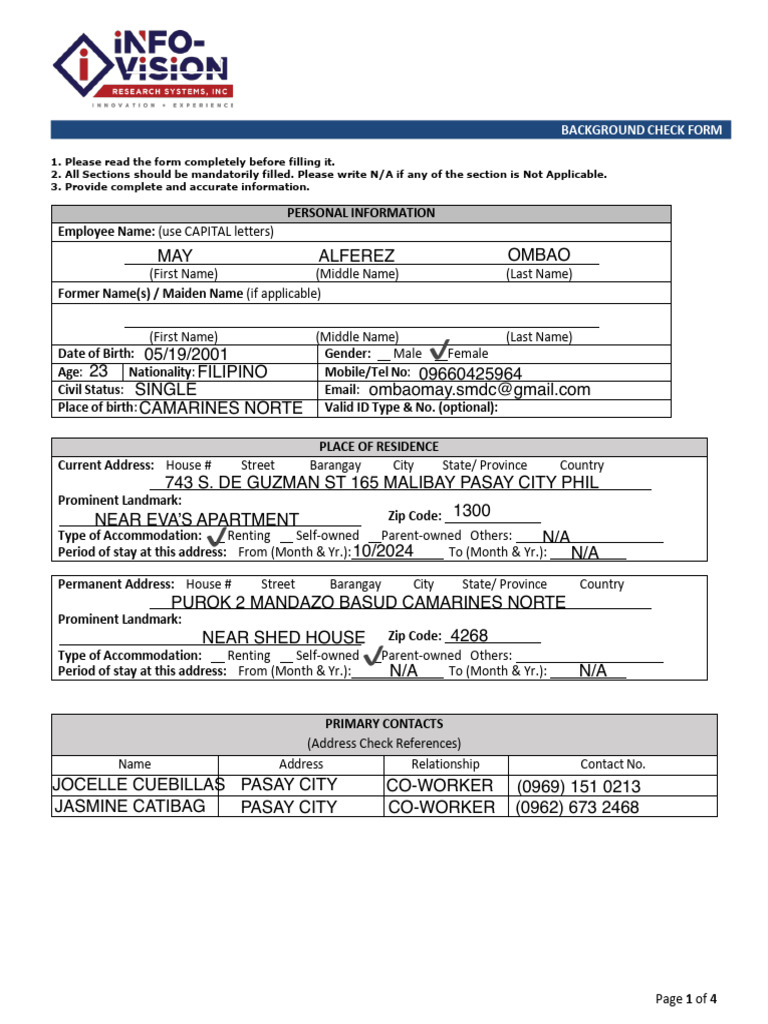 BGC-Form-LOA-Template-Conduent | PDF | Background Check | Business