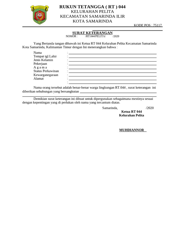 Keurahan Pelita 044 | PDF