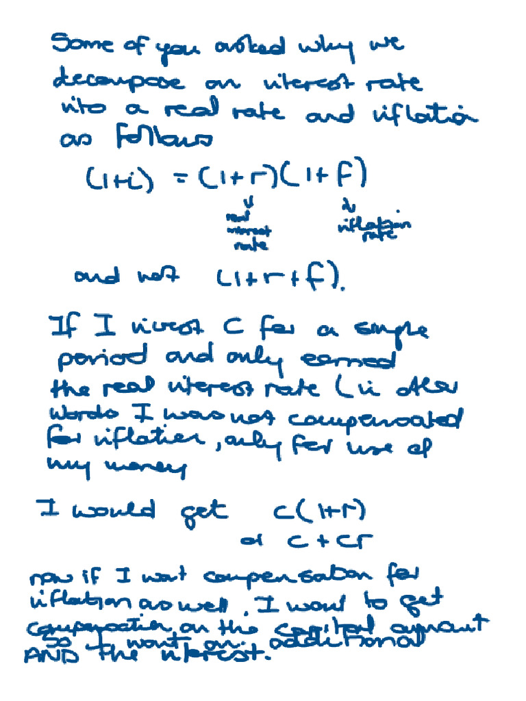 Decomposition of Interest Rates - Not For Testing | PDF
