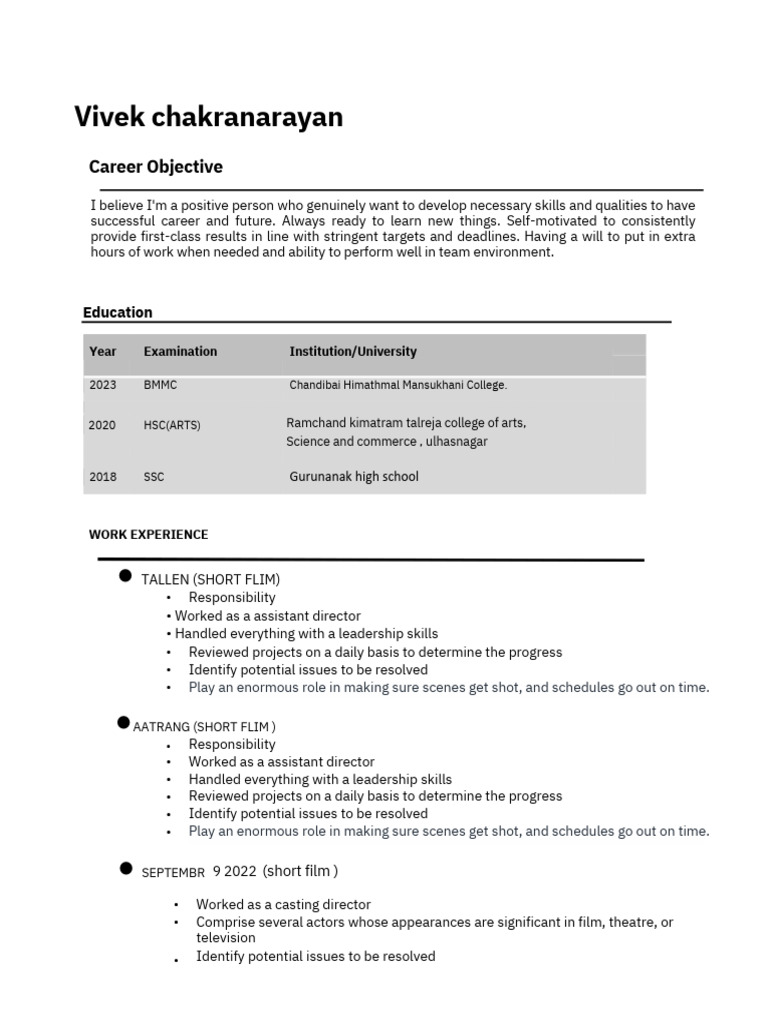 Vivek Chakranarayan Resume - PDF 20250516 131659 0000 | PDF