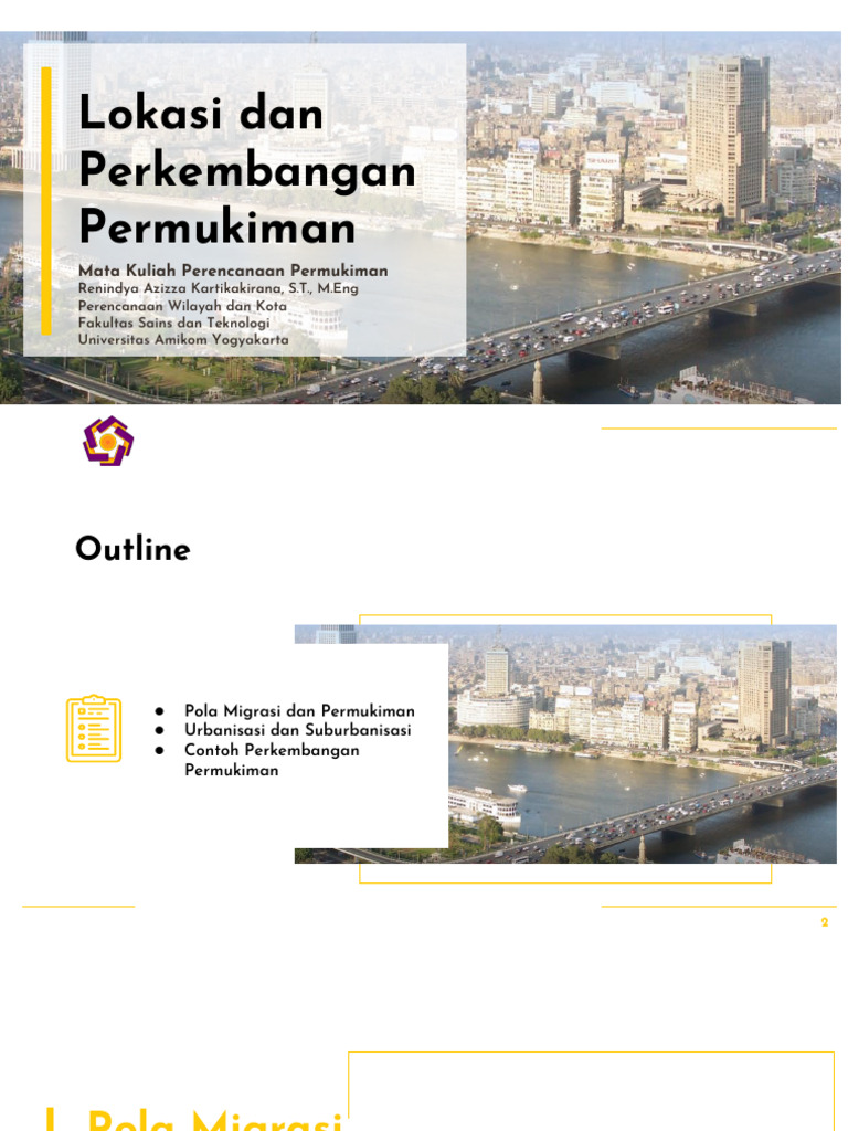Pertemuan 4 - Lokasi Dan Perkembangan Permukiman | PDF