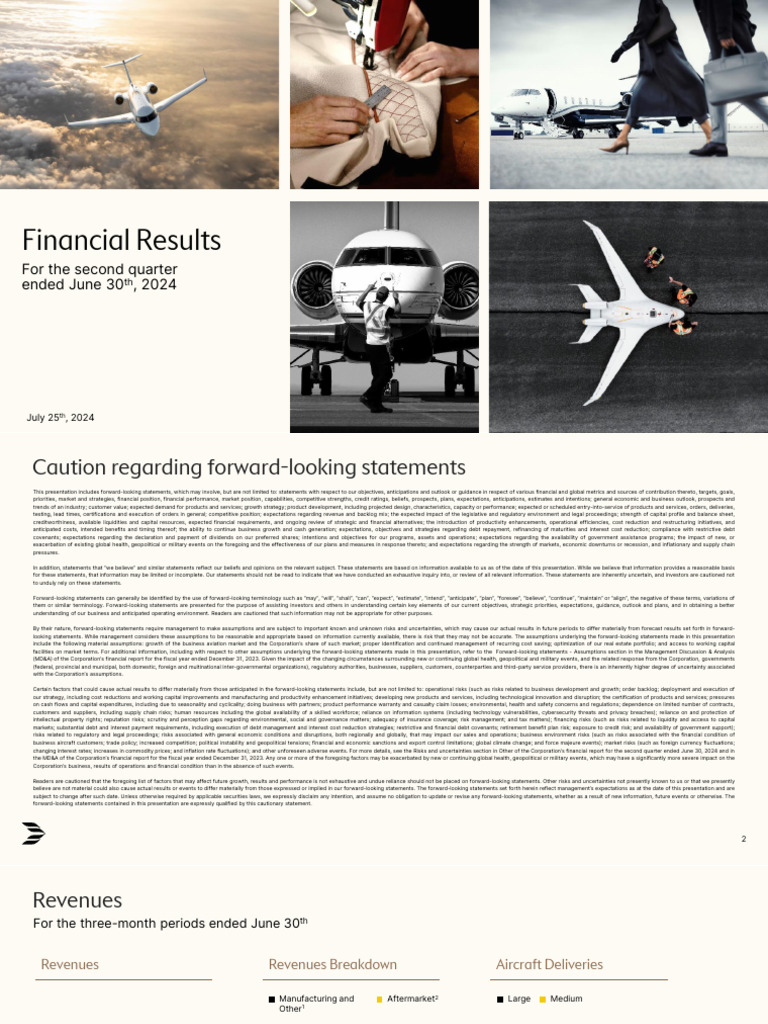Bombardier Presentations - 2024-07 - Bombardier-Q2-2024-Presentation ...