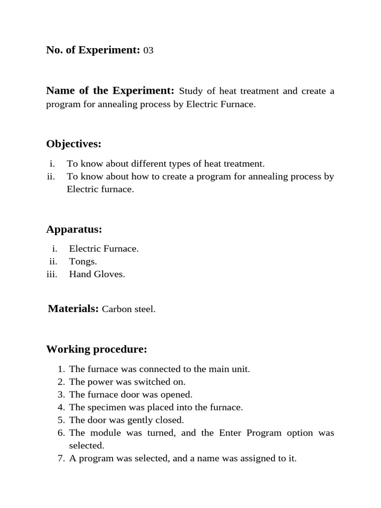 Metallurgy Lab Report 03 | PDF