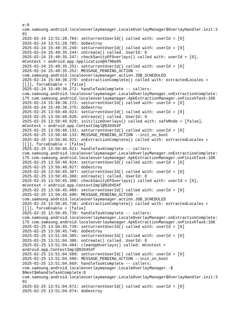 lom_log | PDF | Android (Robot) | Android (Operating System)