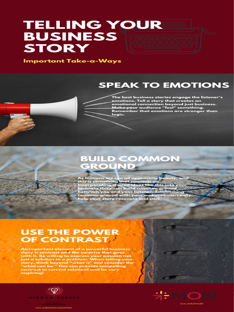 Telling Your Business Story Infographic | PDF
