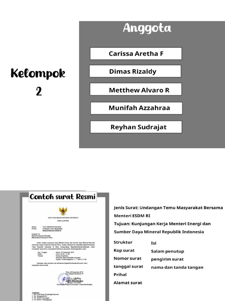Presentasi Surat Resmi 7A | PDF