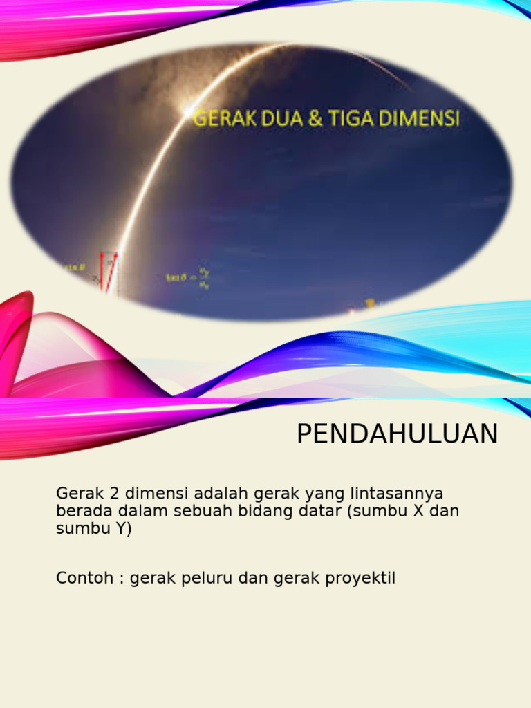 Gerak Dua Dimensi | PDF