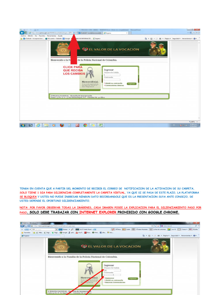 Guia Carpeta Virtual | PDF