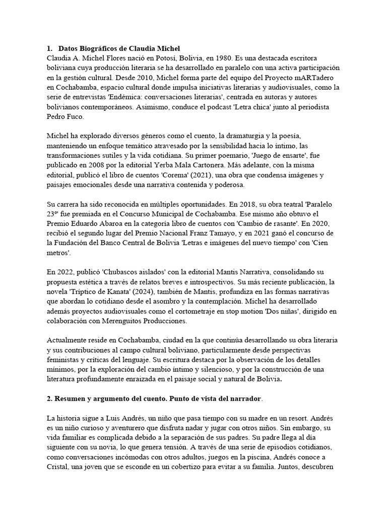 Borrador Taller Lingüístico. | PDF | Las emociones | Bolivia