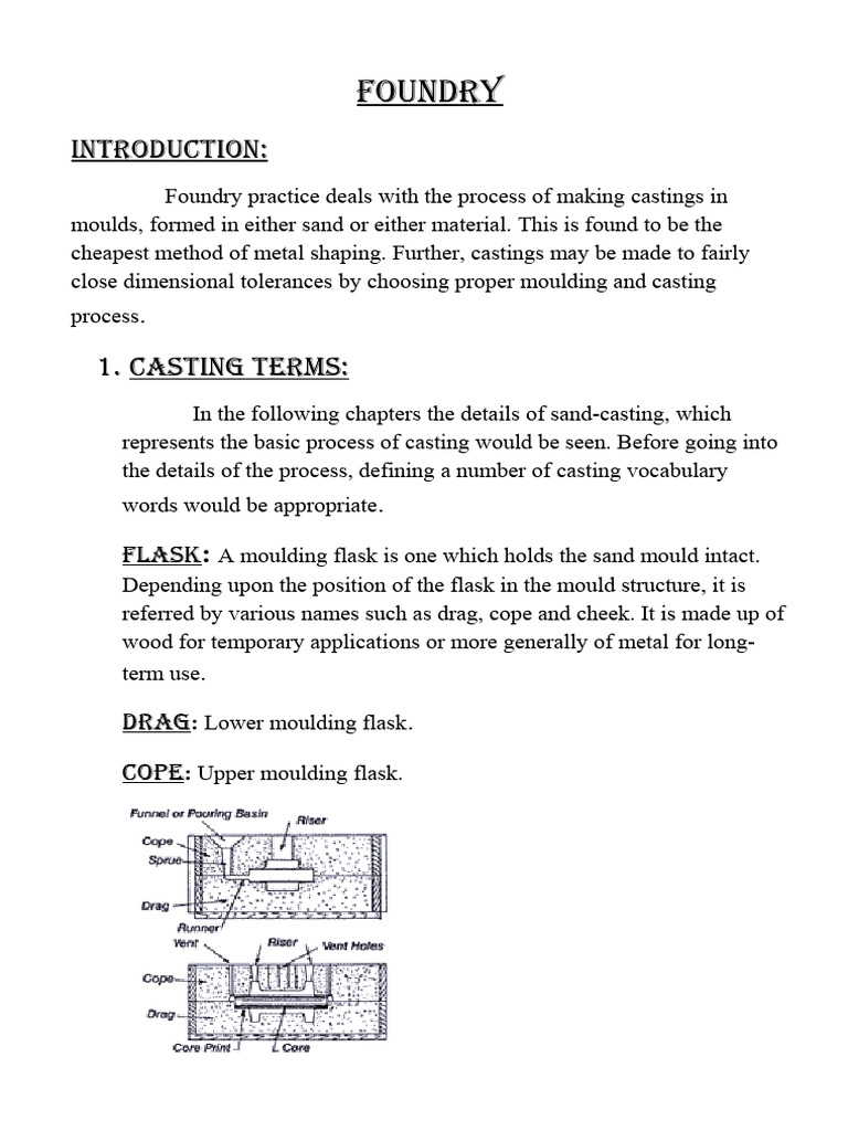 Foundry 140318121139 Phpapp02 | PDF | Materials | Mechanical Engineering