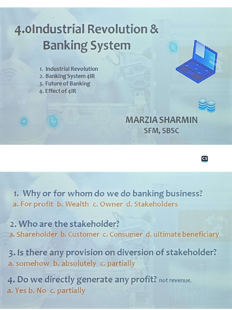 4IR in Banking | PDF
