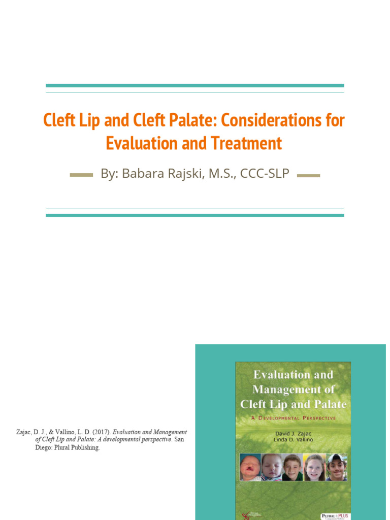 Cleft Lip Cleft Palate Presentation | PDF | Phonetics | Human Voice