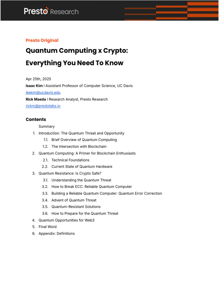 Quantum Computing X Crypto | PDF | Quantum Computing | Public Key Cryptography
