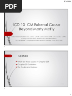 ICD-10 Chapter 20: External Causes Guide | PDF | International ...