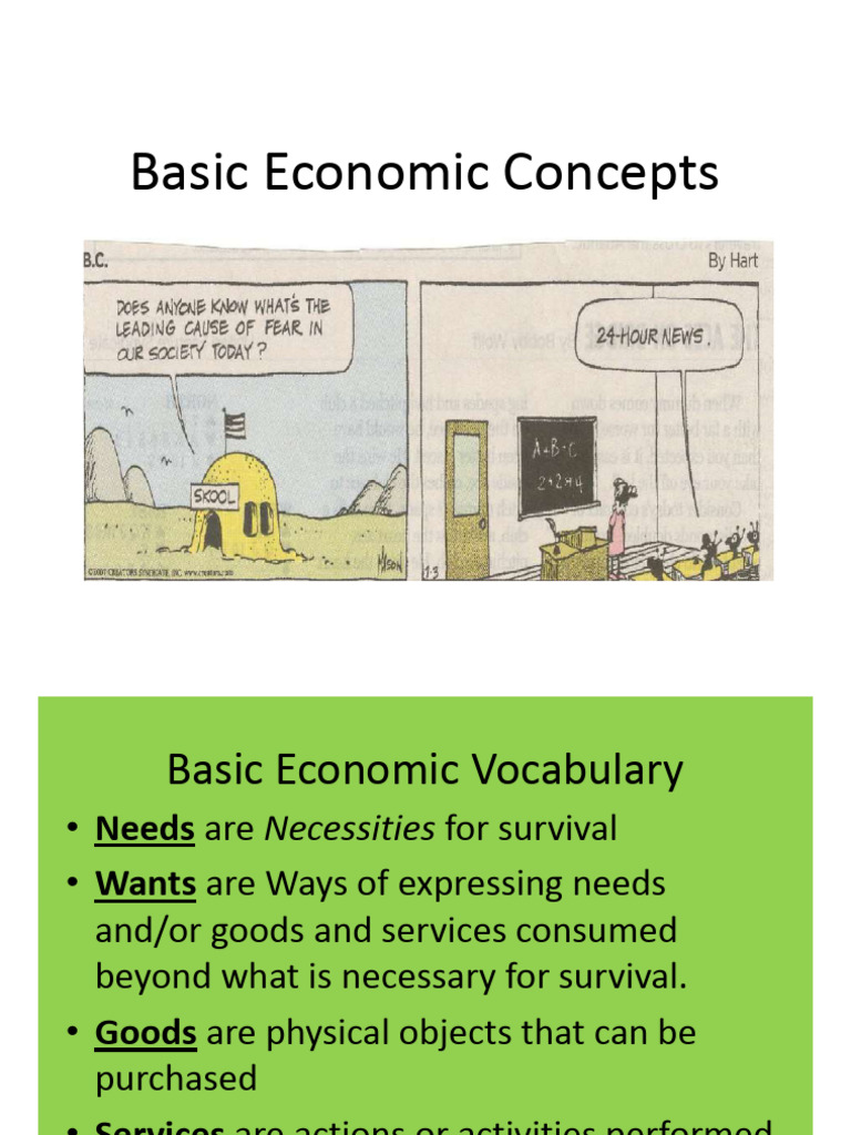 Basic Economic Concept of Power Economics & Management | PDF ...