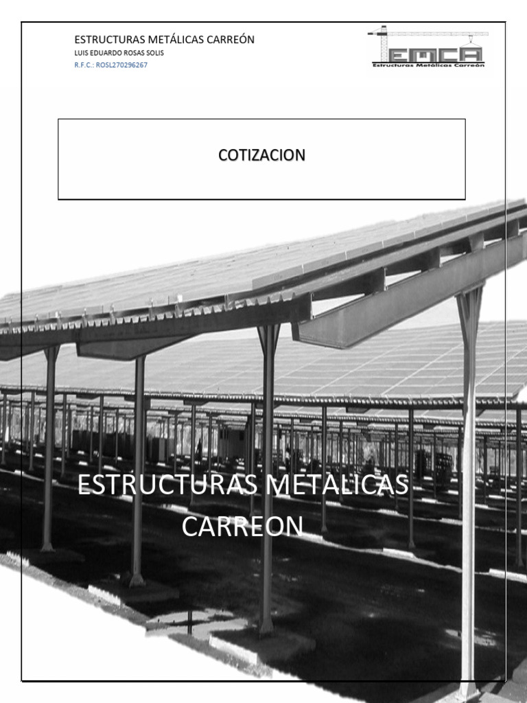 COTIZACION DE TECHUMBRE | PDF