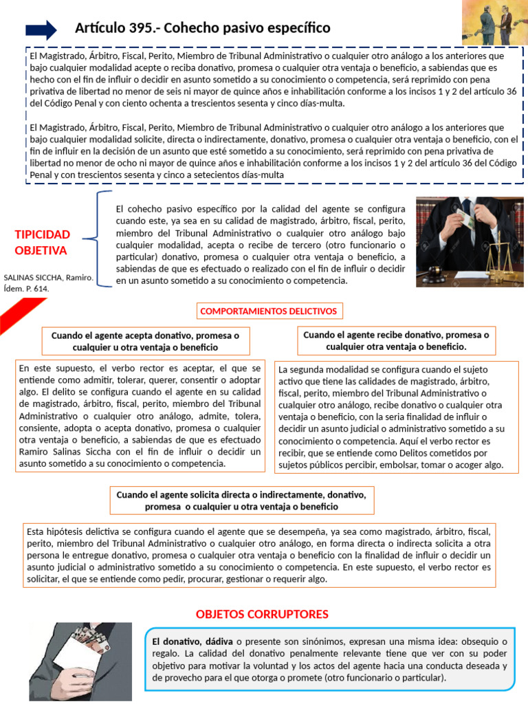 Cohecho pasivo especifico | PDF | Castigos | Derecho penal