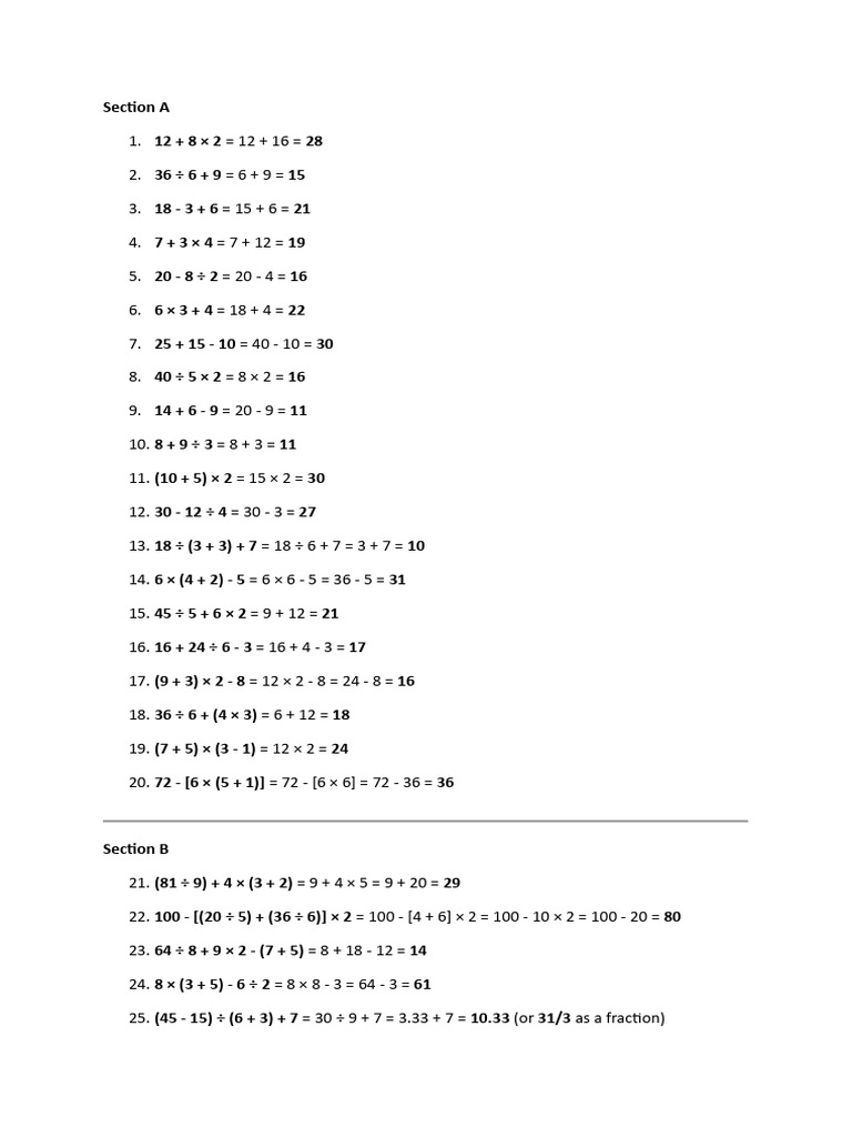 Maths Test solution | PDF