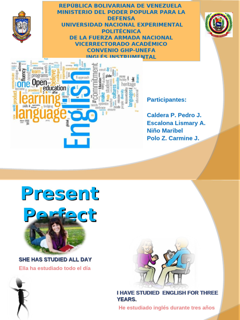 Presente Perfecto y Presente Perfecto Continuo | PDF