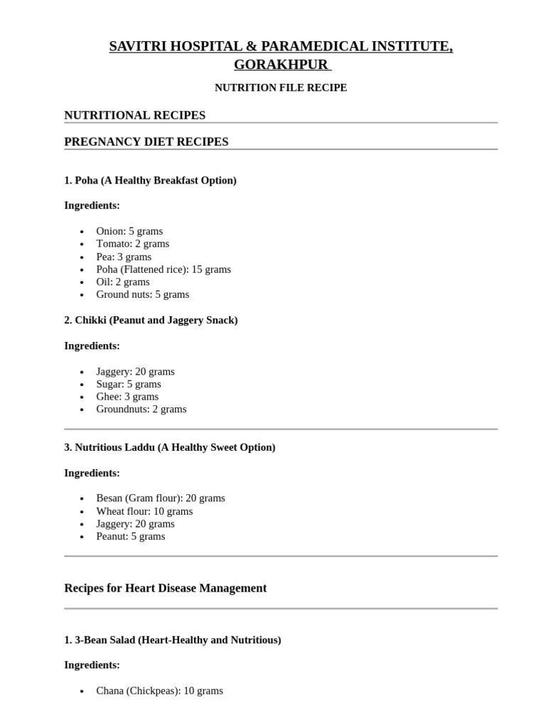 Nutrition File | PDF