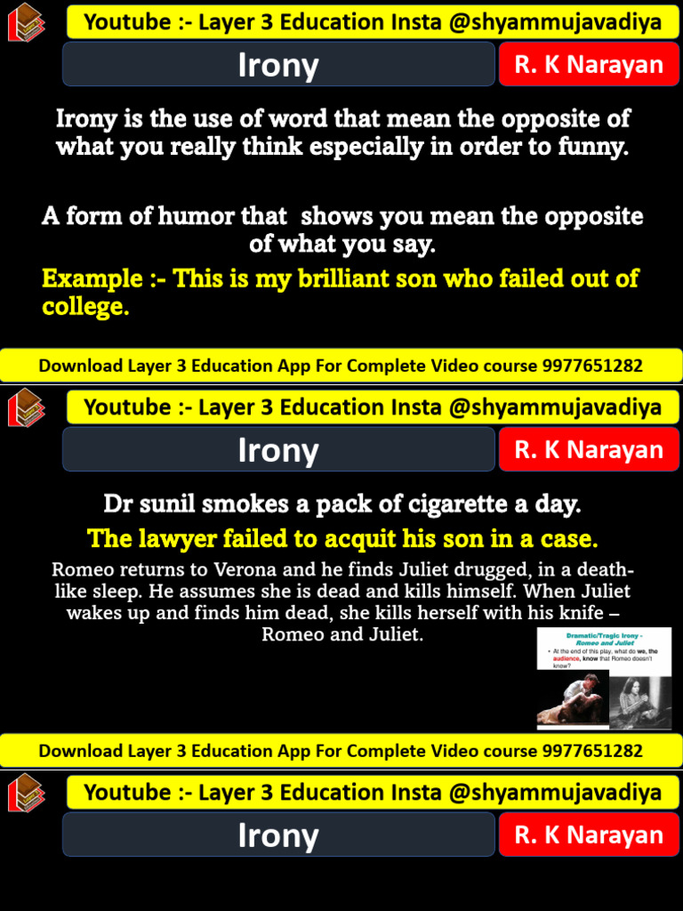 Irony Figure of Speech - 18829627 - 2025 - 05 - 17 - 00 - 49 | PDF | Irony