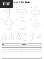 Nets of Cubes and Cuboids Explained | PDF | Shape | Geometric Shapes