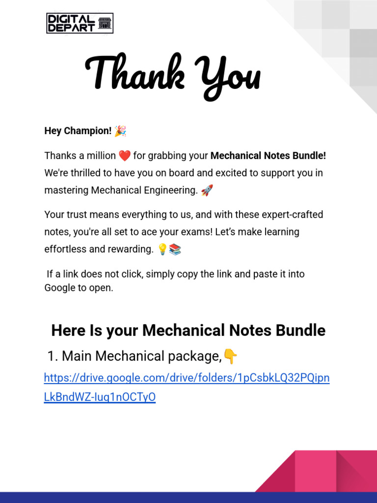 Mechanical Notes Bundle 1 2025 23 02 05 01 1 | PDF
