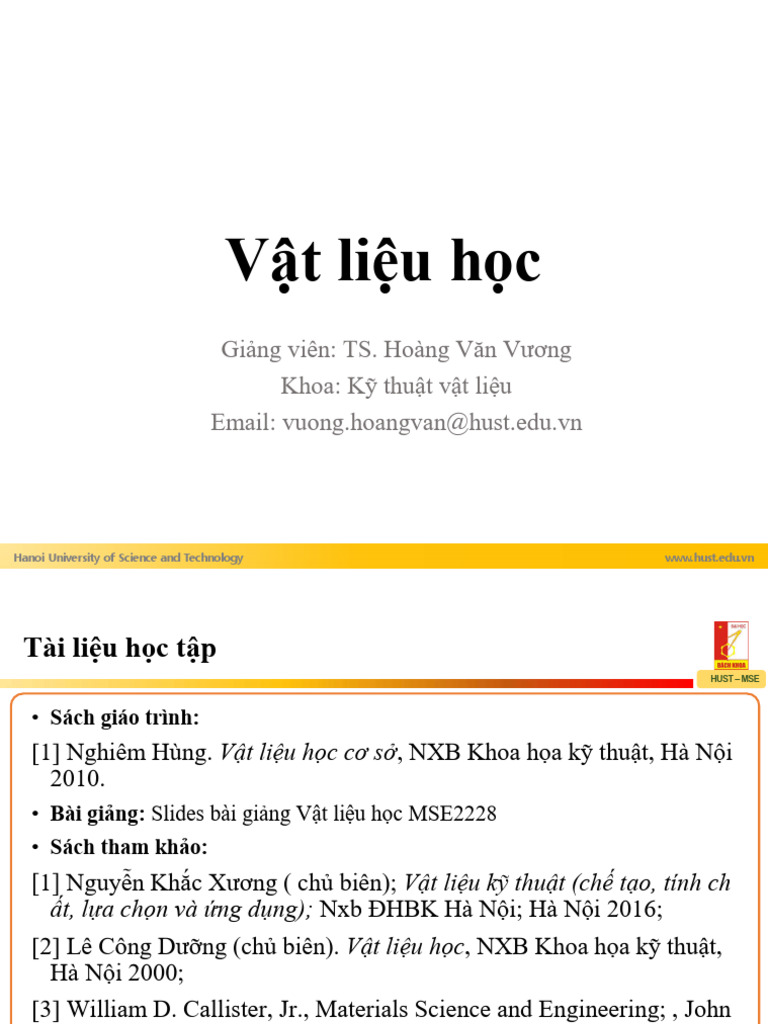 Bai Mo Dau - KHKT Vat Lieu | PDF